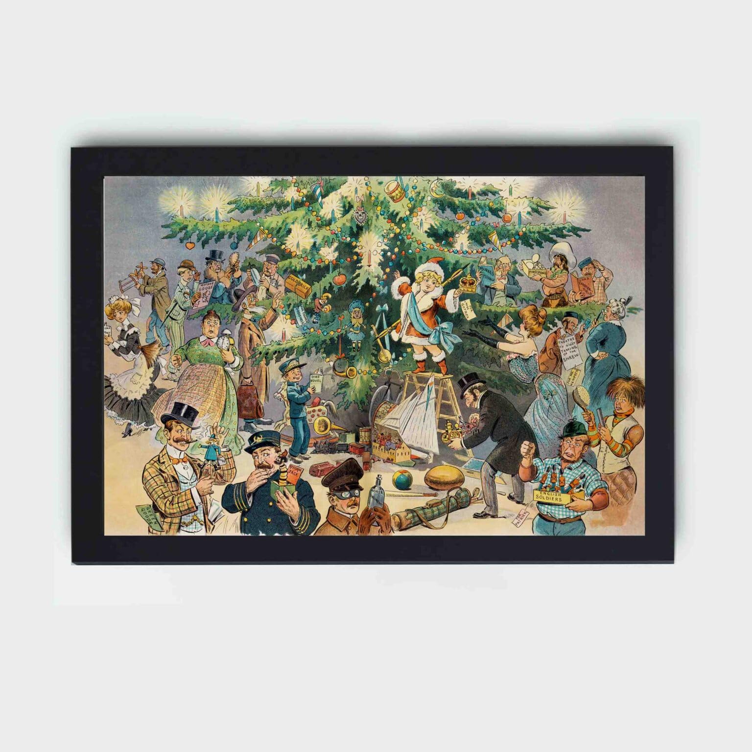 Infidu Christmas Tree (1902) by J. Ottman Lithographic Company in high ...