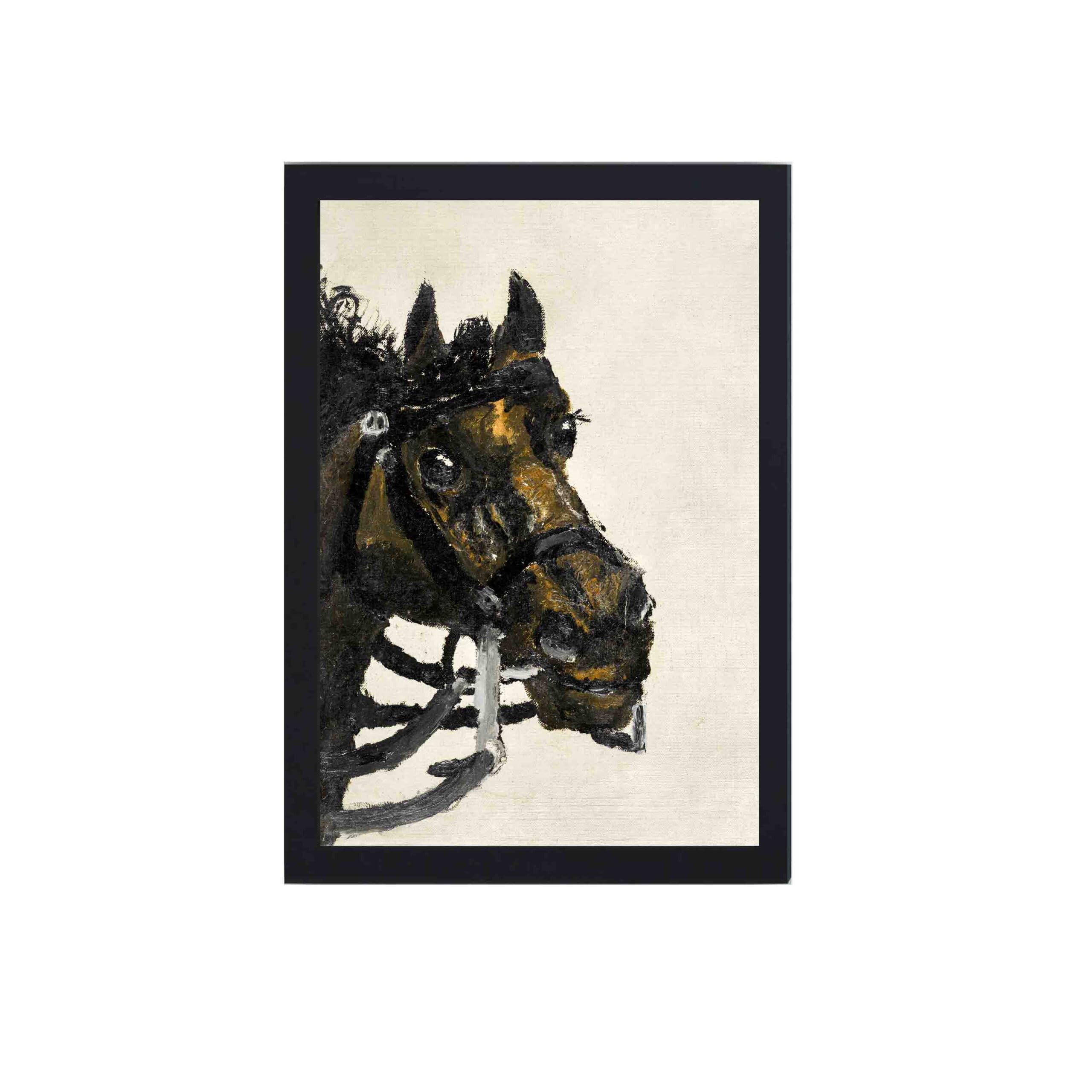 Infidu Horse head (1881) painting in high resolution by Richard Roland ...