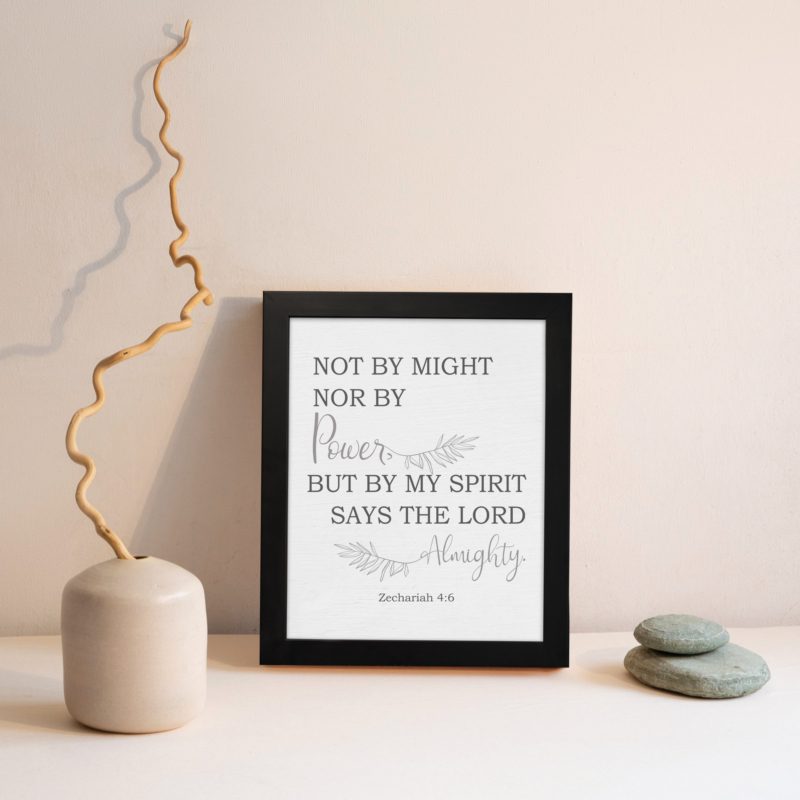 Infidu Not By Might Nor By Power But By My Spirit Says The Lord ...