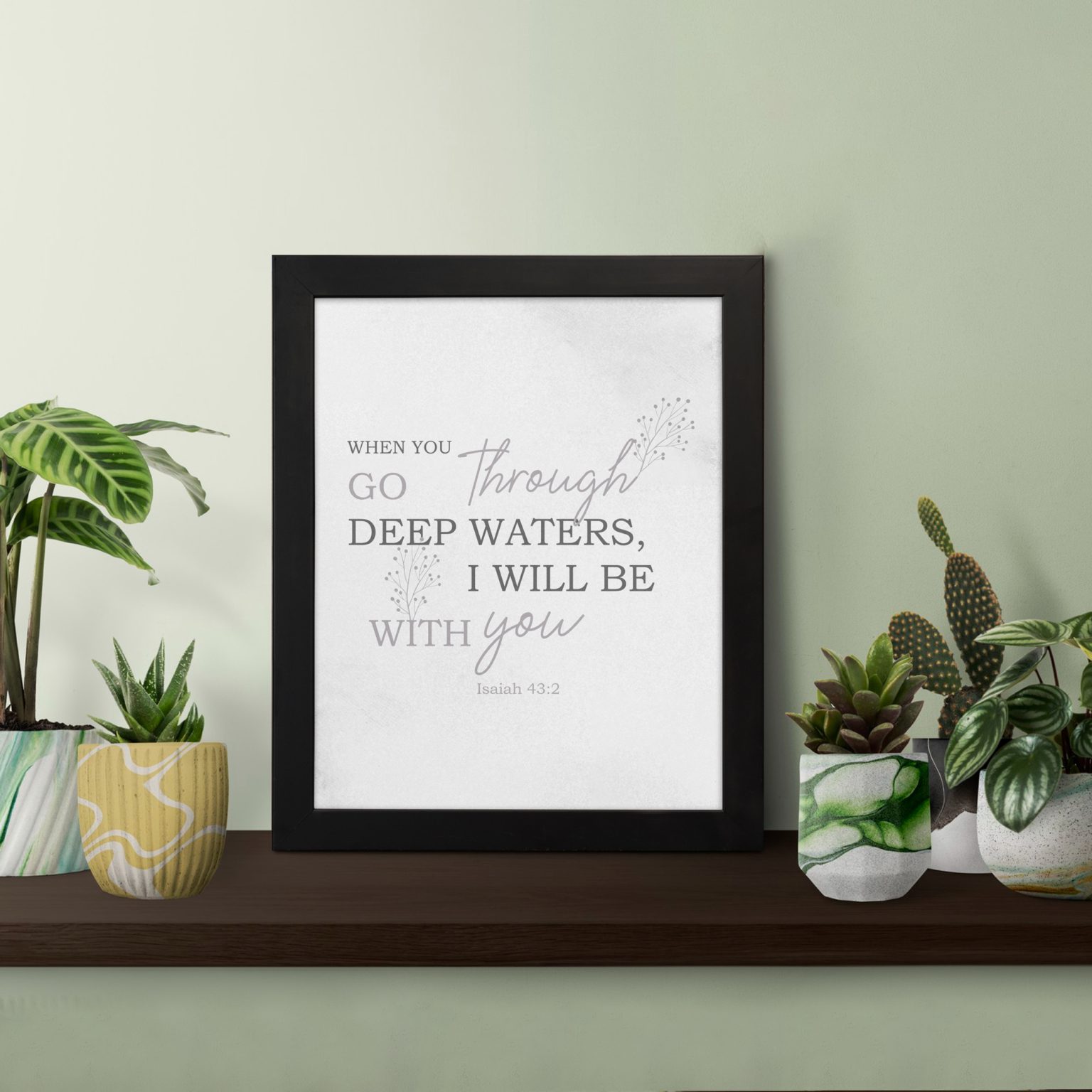Infidu When You Go Through Deep Waters I Will Be With You Isaiah 43 2 ...