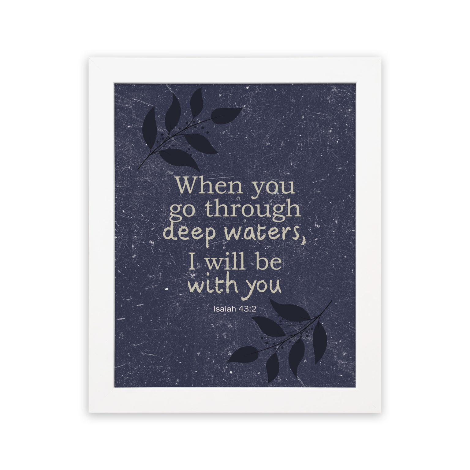 Infidu When You Go Through Deep Waters I Will Be With You Isaiah 43 2 ...