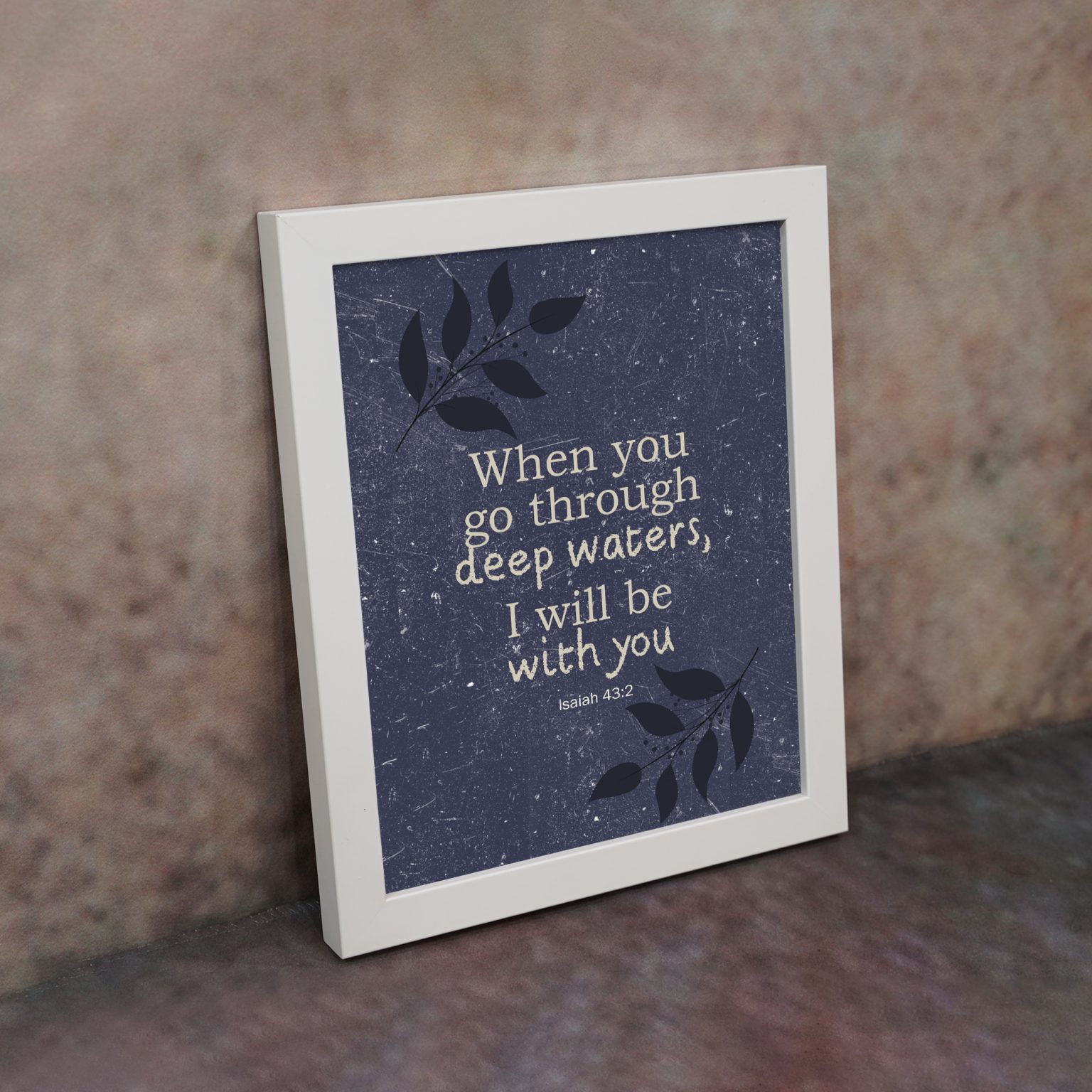 Infidu When You Go Through Deep Waters I Will Be With You Isaiah 43 2 ...