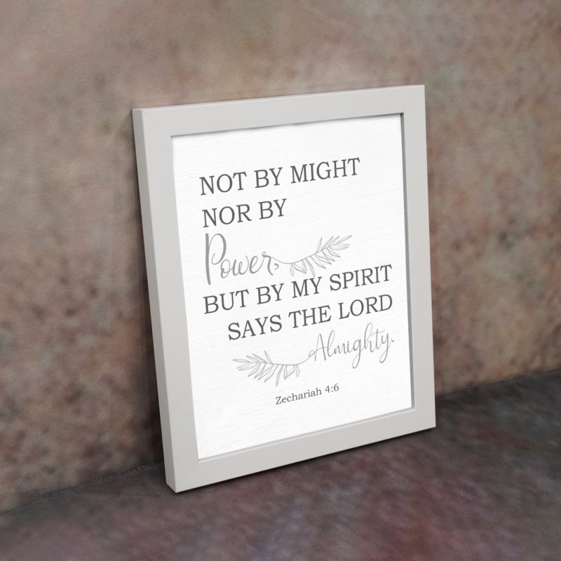 Infidu Not By Might Nor By Power But By My Spirit Says The Lord ...