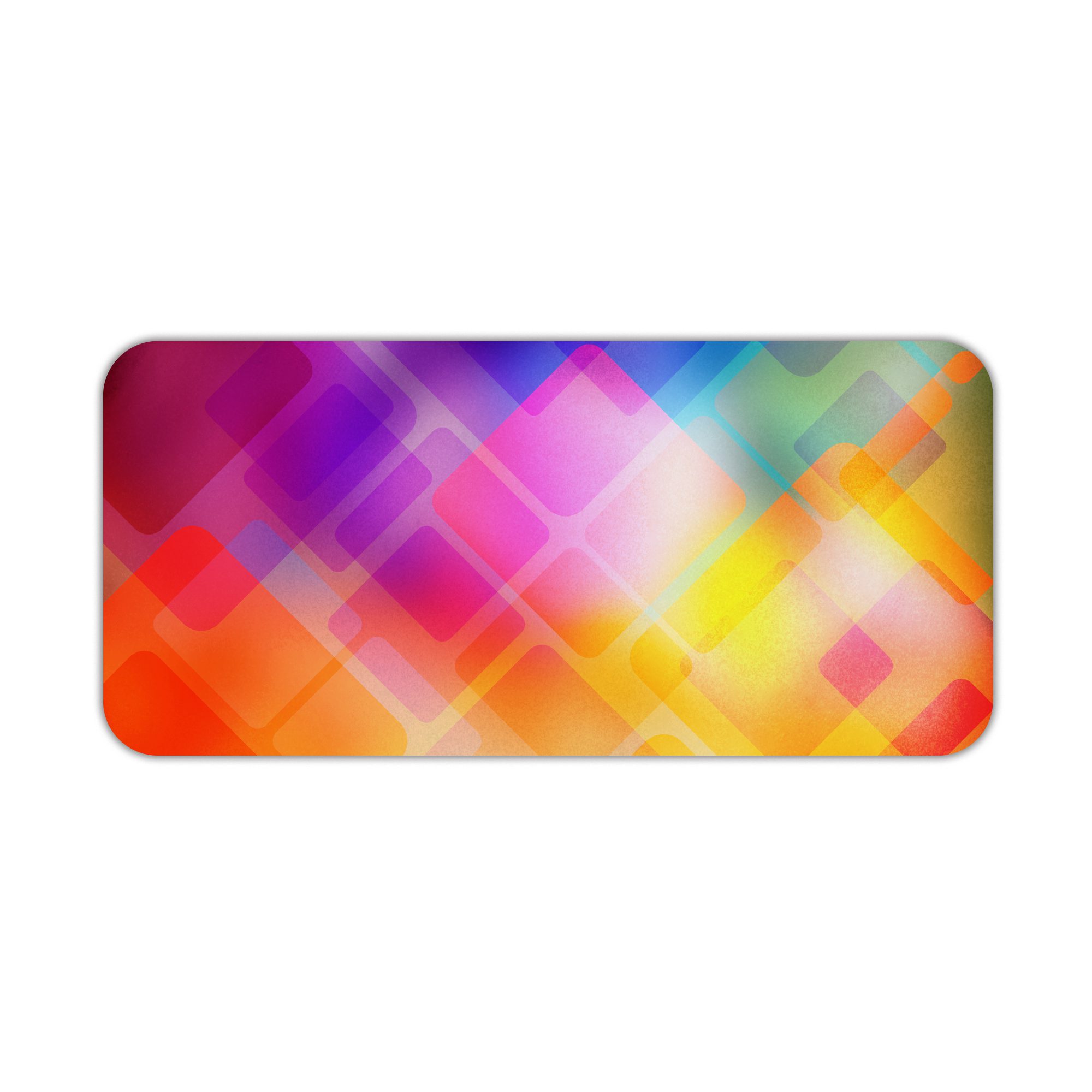 Infidu Geometric Patterns Desk Pad Colorful Vector Design Mpd172